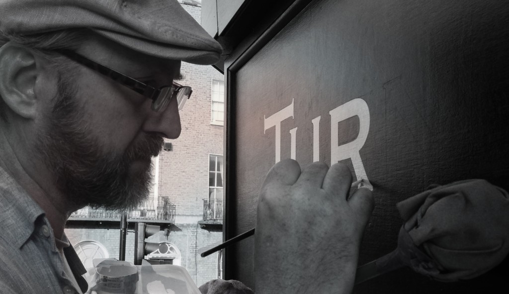 NGS Copperplate Font Creation: London Beard Company Sign Writing - NGS ...