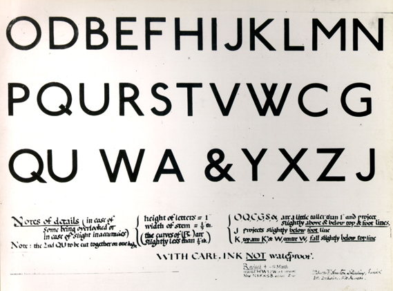Johnston Typefonts Custom Type Design Custom Font Design Ngs Sign Writing London Nick