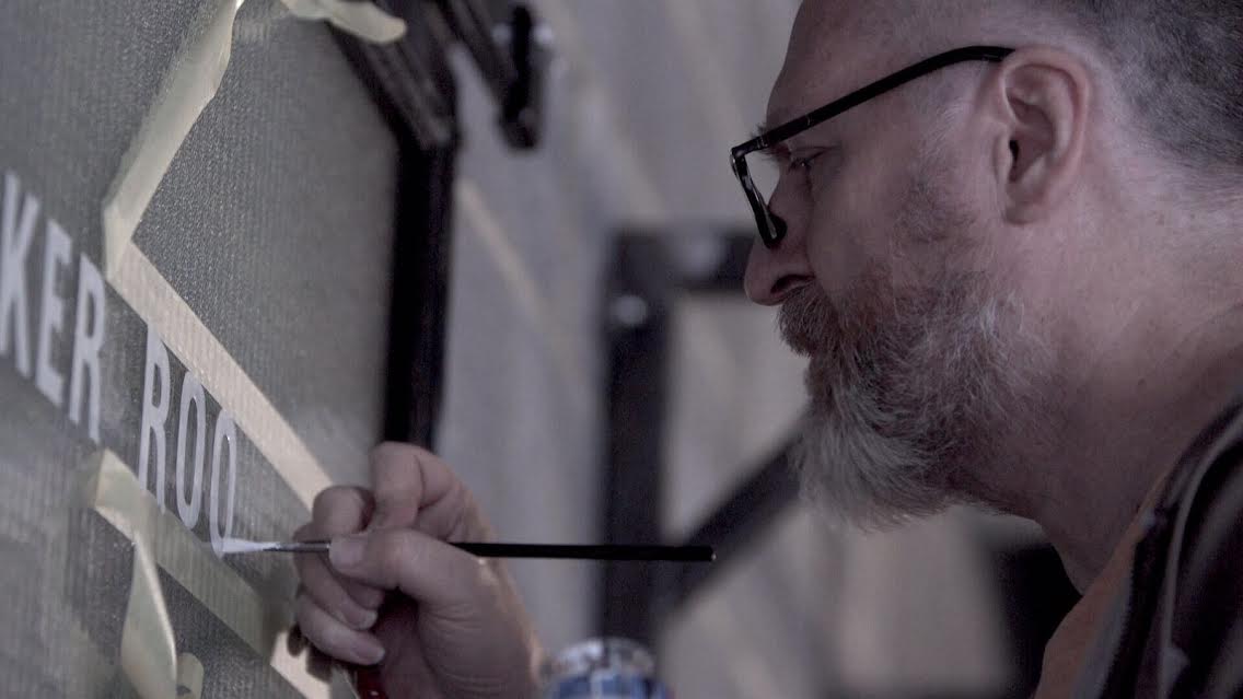 Le Labo Sign Gilding moments NGS London - NGS Sign lettering & writing.