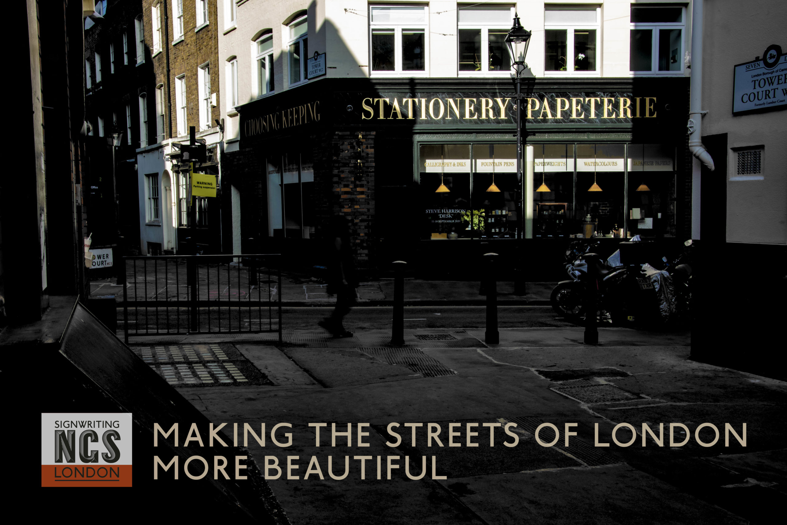 Nick Garrett Traditional London Sign writer.Modern Traditional sign ...