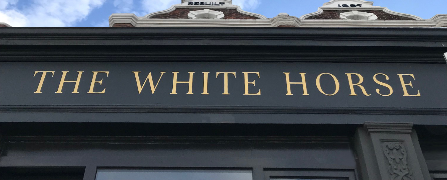 Modern Traditional sign writer. House numbers glass gilded. Sign ...