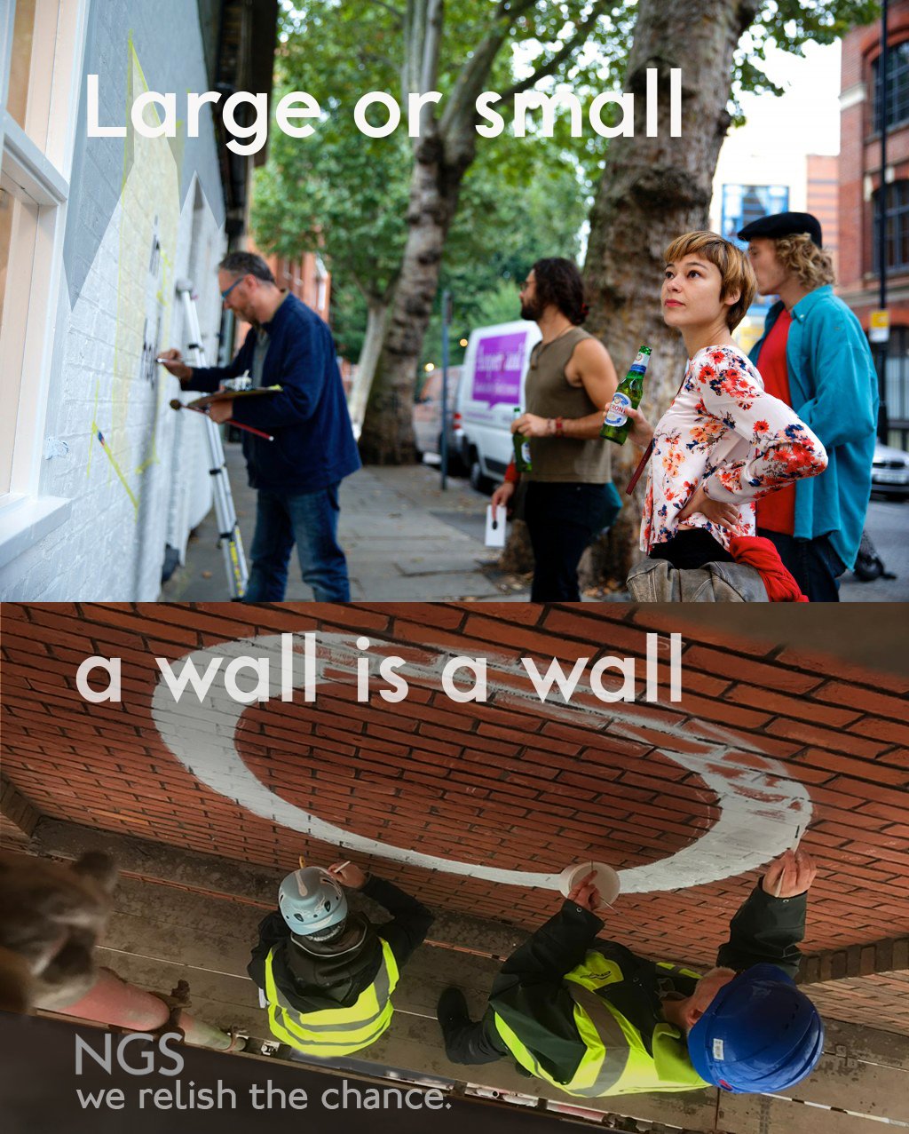 All Mighty bold Urban Wall signs – Murals Painted by hand by NGS - NGS ...