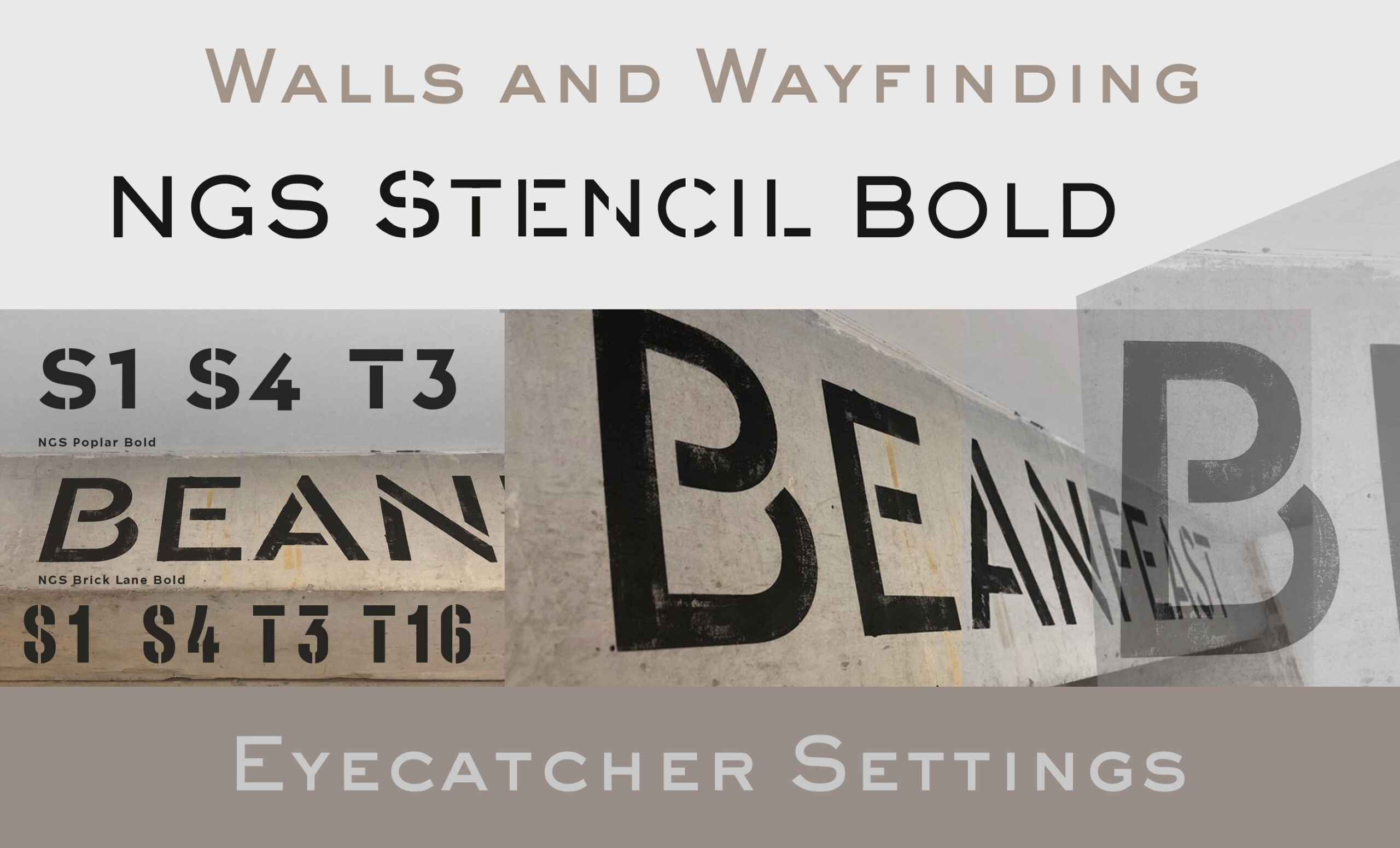 Painted Urban City Type+Textures: Best Wayfinding & Office Sign ...