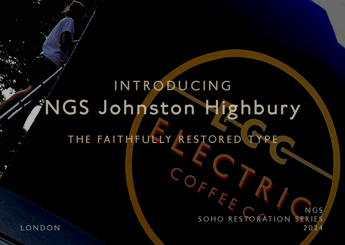 Johnston Typefonts Custom Type Design Custom Font Design Ngs Sign Writing London Nick